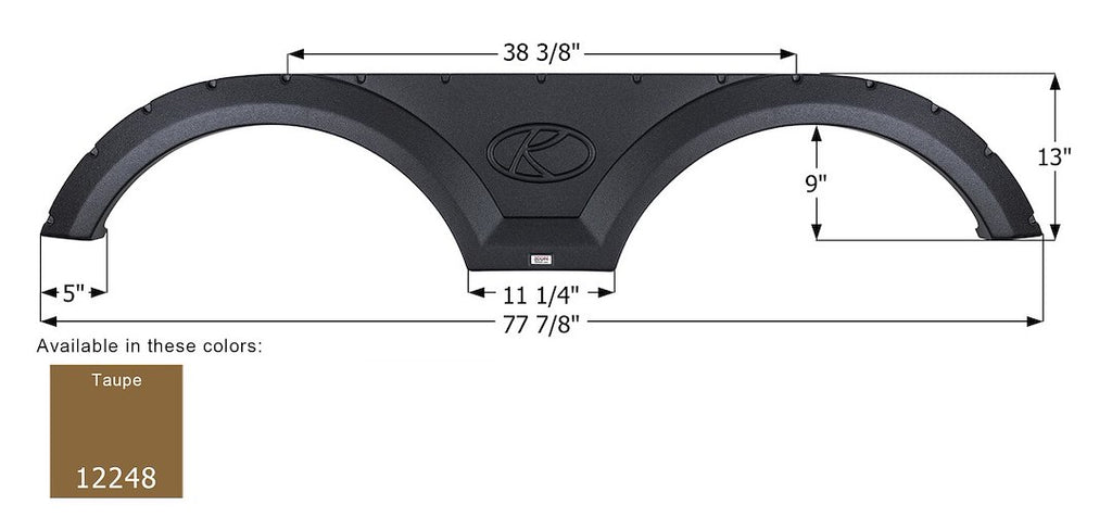 Fender skirt for tandem axle RVs (MPN: 12248) – Sprinter Parts Depot