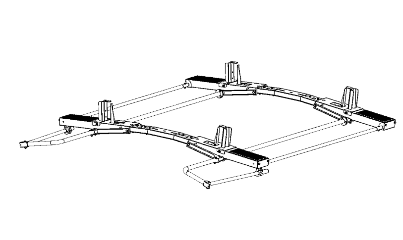 Holman Drop Down Ladder Rack (MPN: 4095L) – Sprinter Parts Depot
