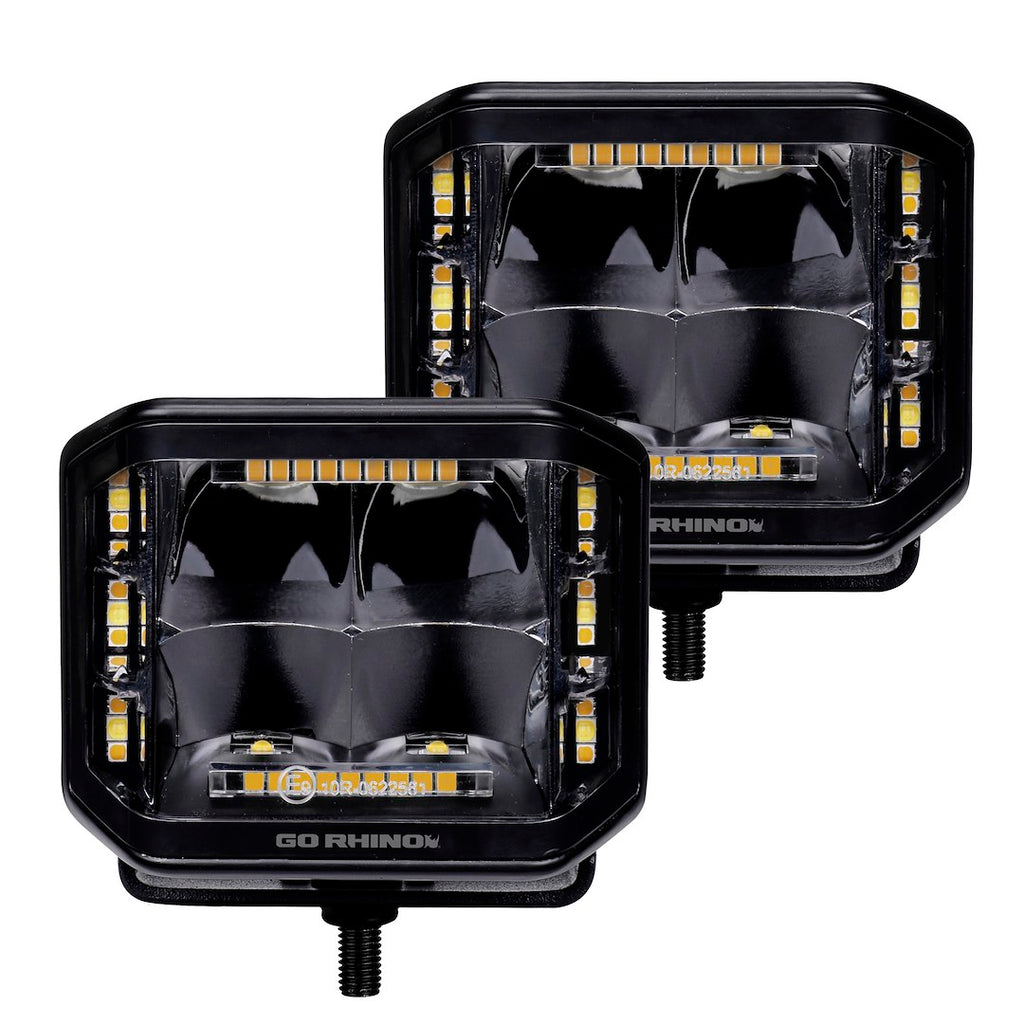 Go Rhino Blackout Series LED Driving and Fog Light (MPN: 750700322SCS ...
