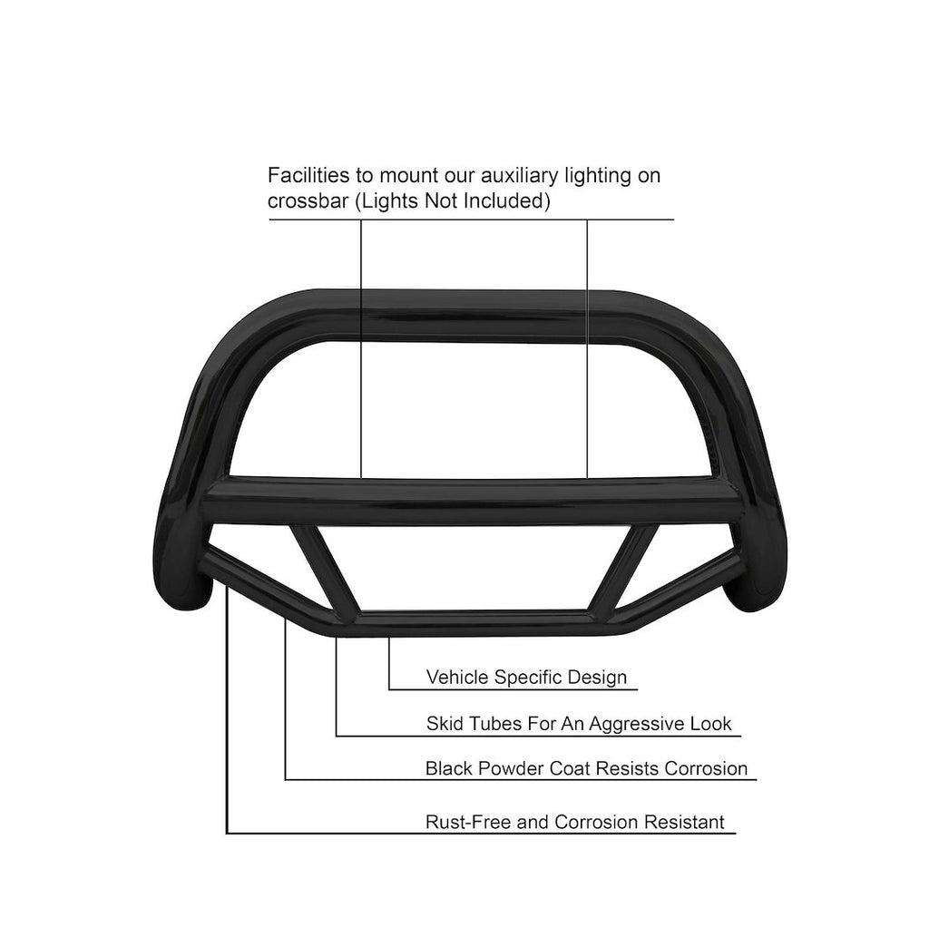 Black Horse Off Road Bull Bar (MPN: MBB-HOB3301) – Sprinter Parts Depot