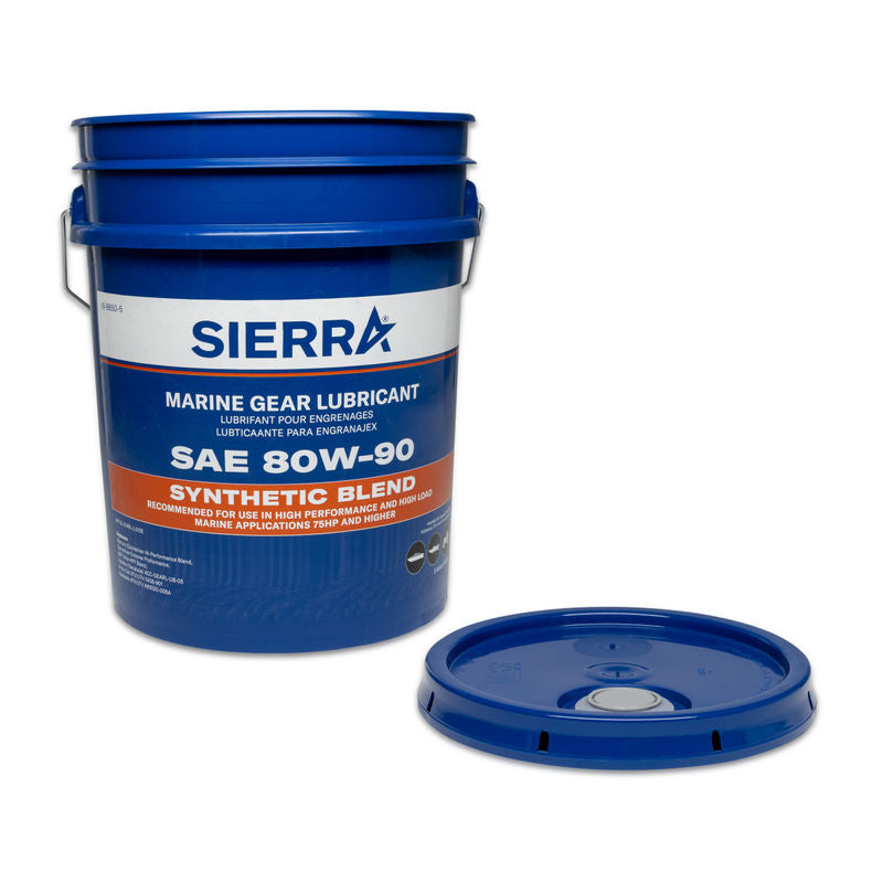 Sierra Marine Gear Oil 80W-90 - 5 Gallon Bucket (MPN: 18-9650-5 ...