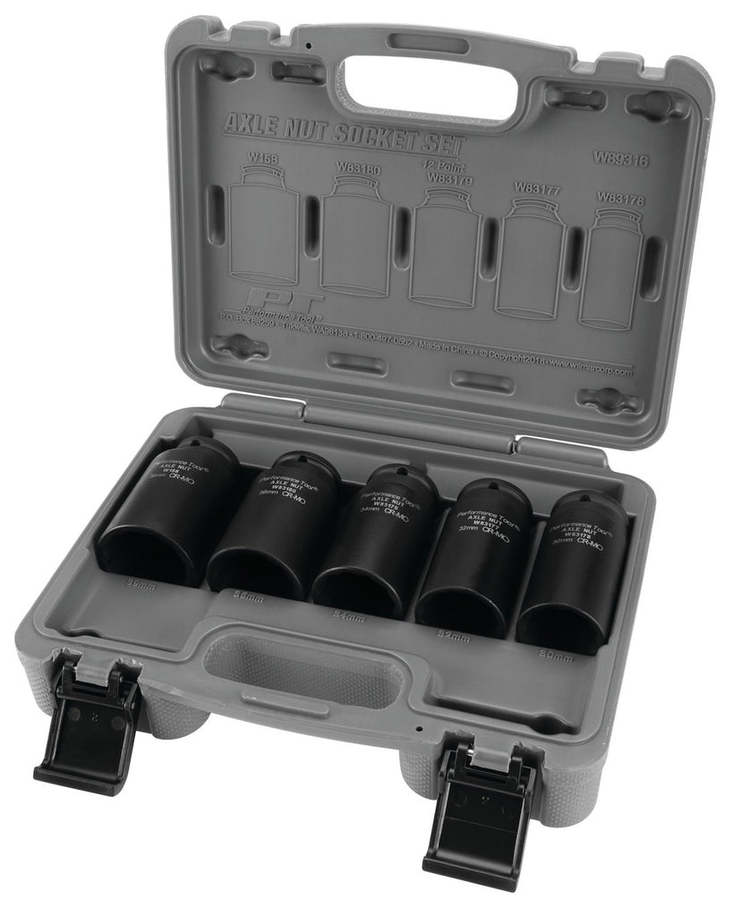 Performance Tool Metric Axle Nut Socket Set (MPN: W89316) – Sprinter ...
