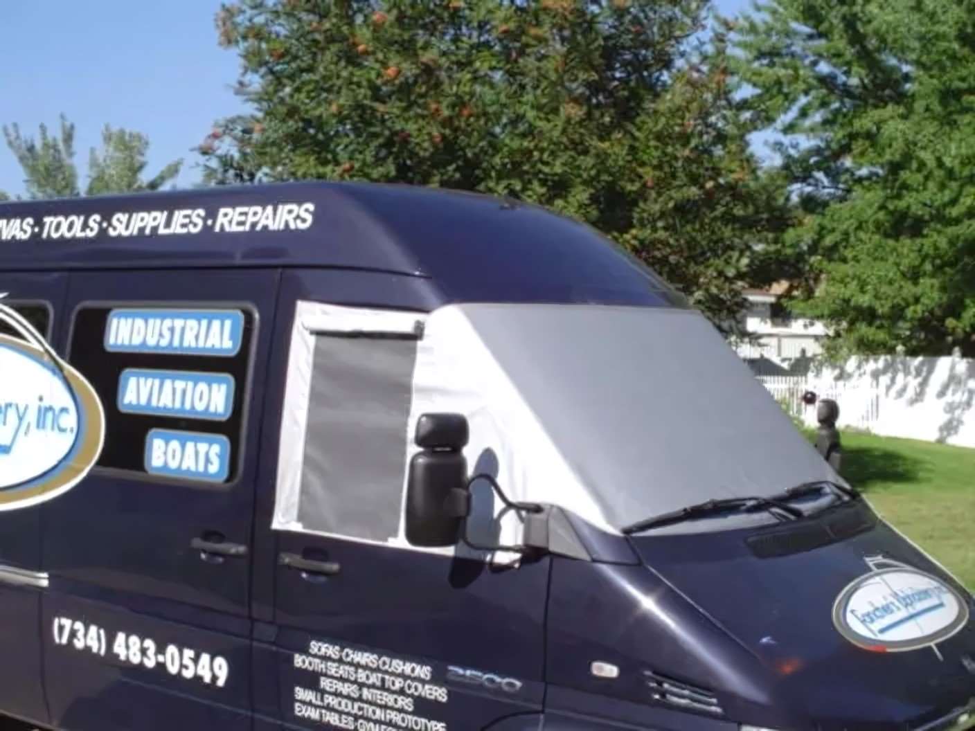 Sunblock Windshield Cover for Sprinter 2002-2024 – Sprinter Parts Depot