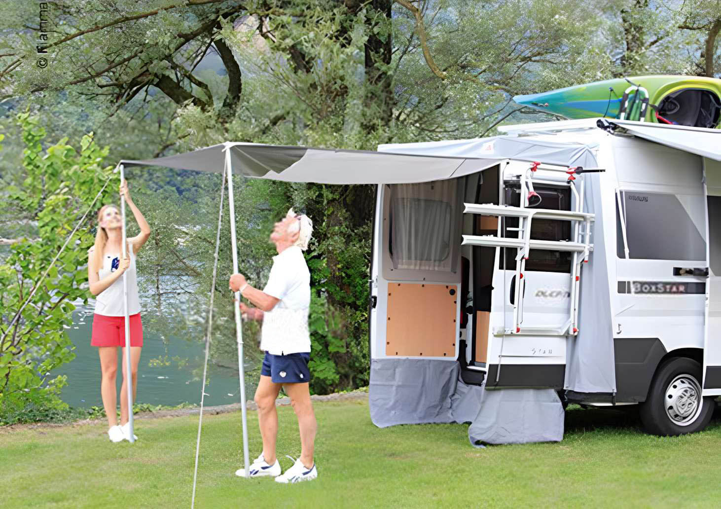 Fiamma Extra Poles Kit: Expand Your Privacy Room – Sprinter Parts Depot