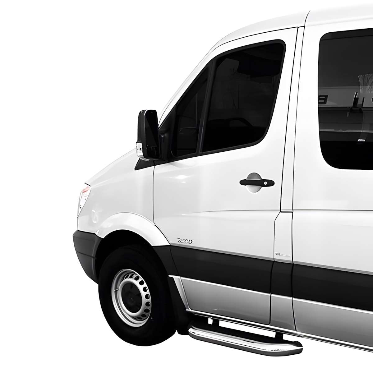 Stainless Steel Mega Step Running Boards for Sprinter Vans – Sprinter ...