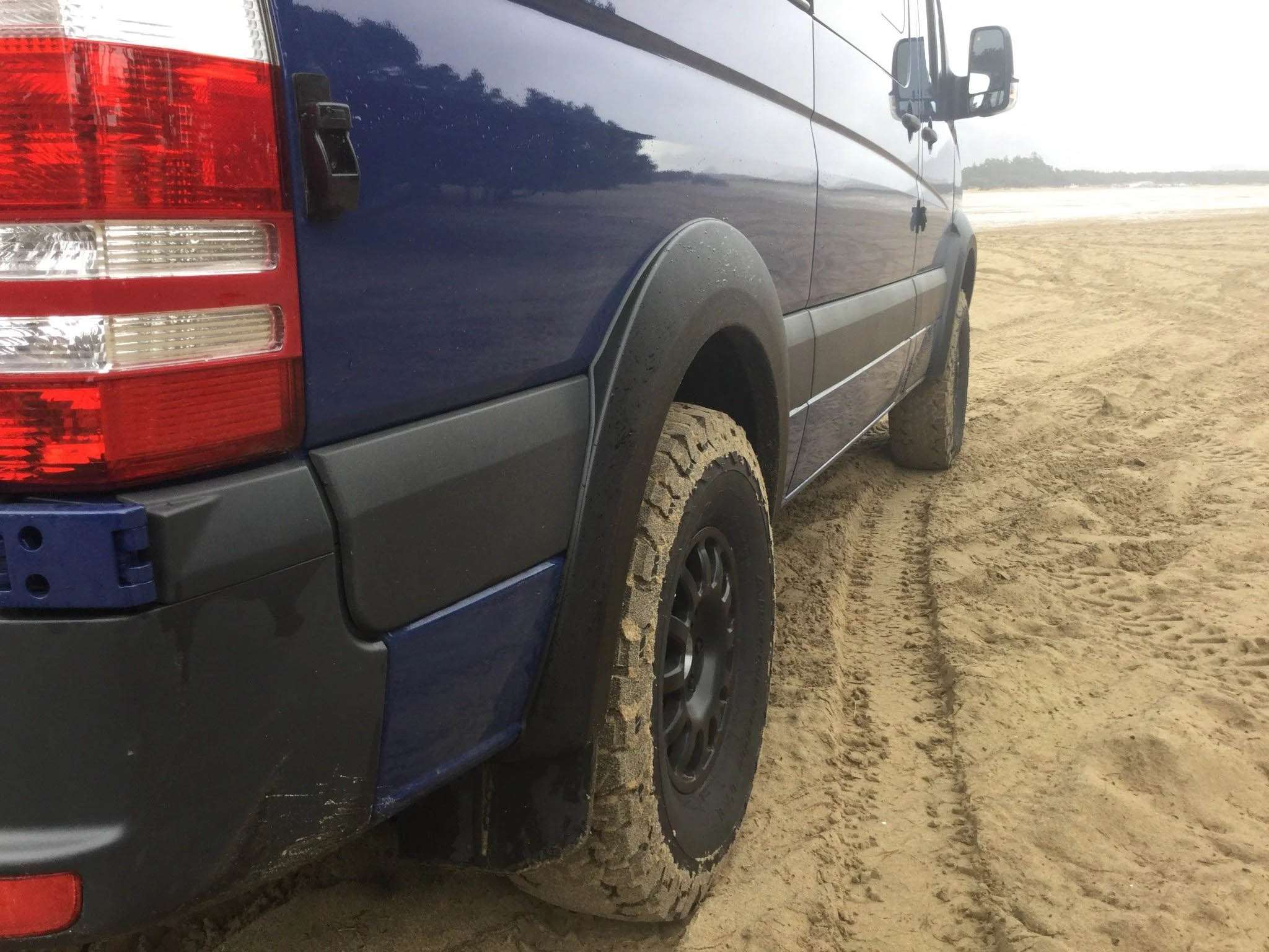 Oversized Fender Flares for 4x4 Sprinter Vans | BIGGER Off-Road Tires ...